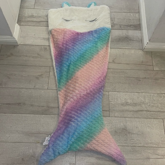 authentic kids | Swim | Mermaid Tail Sack Plush For Kids Used Once ...